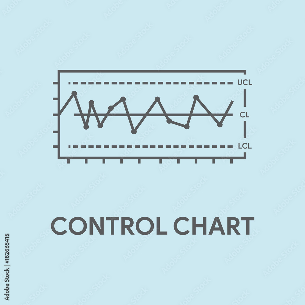 CONTROL CHART CONCEPT Stock Vector | Adobe Stock