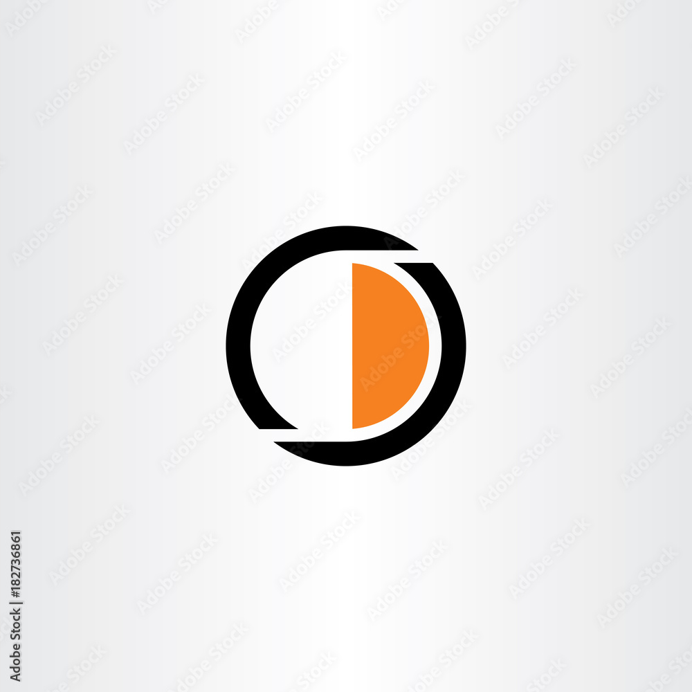 letter o and d od logo icon vector Stock Vector | Adobe Stock