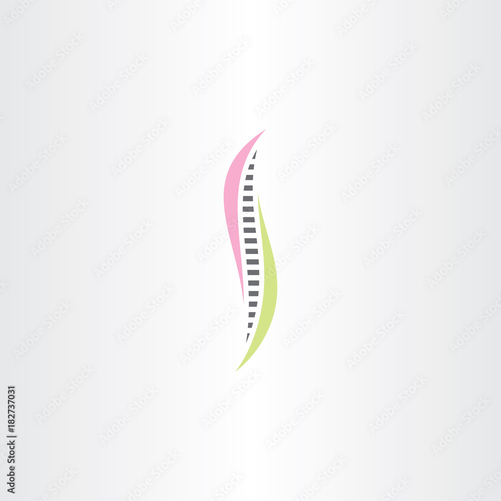 spine logo symbol vector sign element Stock Vector | Adobe Stock