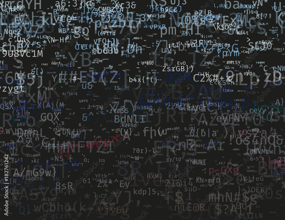 Vecteur Stock Modern vector illustration with array of symbols ...