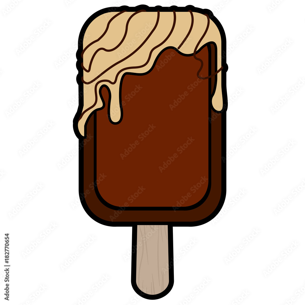 Isolated popsicle illustration Stock Vector | Adobe Stock