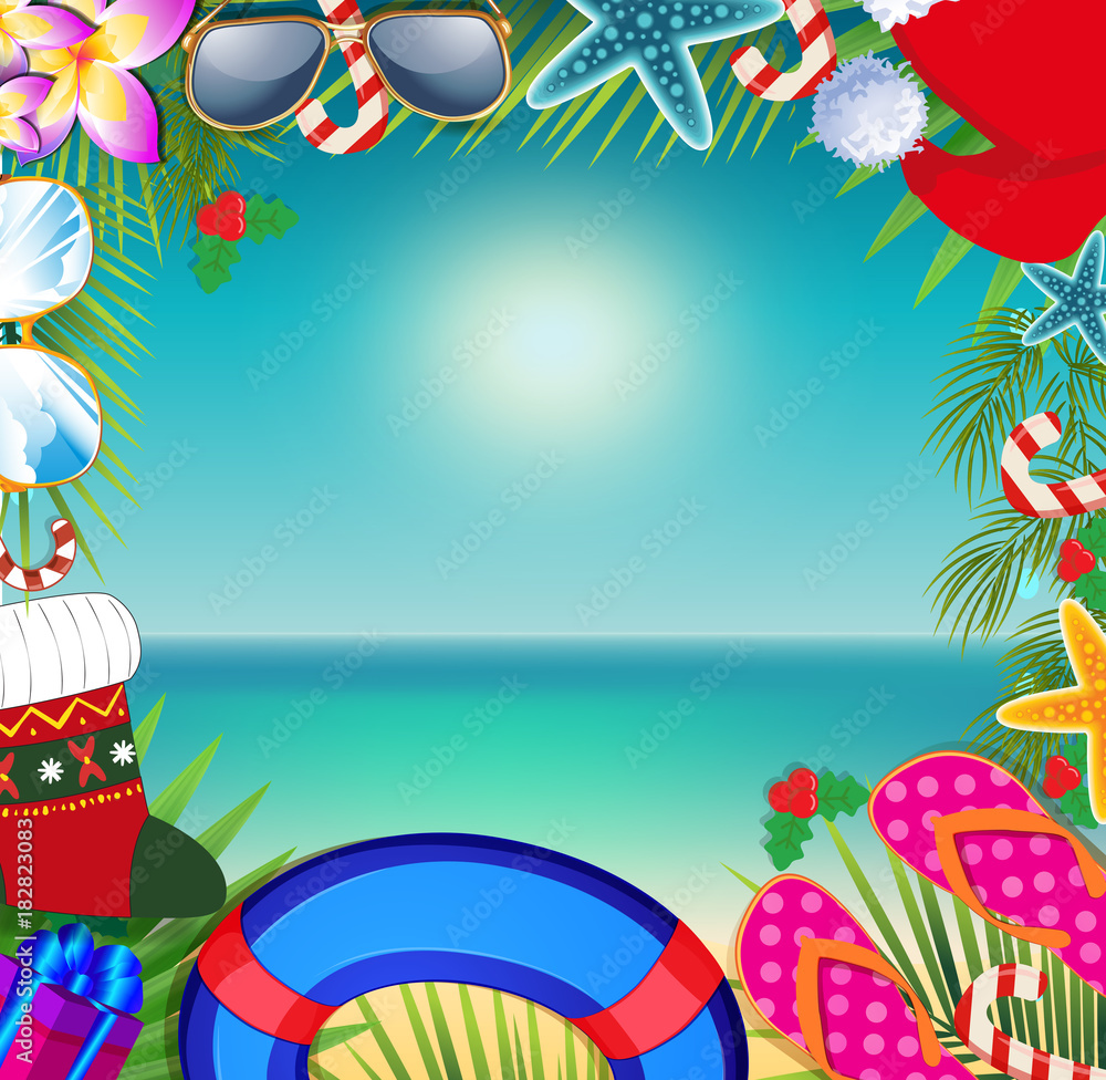 Summer Holiday Border