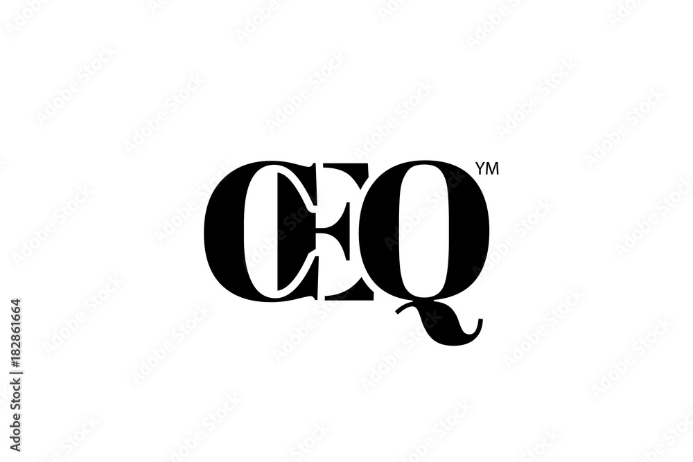 CEQ Logo Branding Letter. Vector graphic design. Useful as app icon ...
