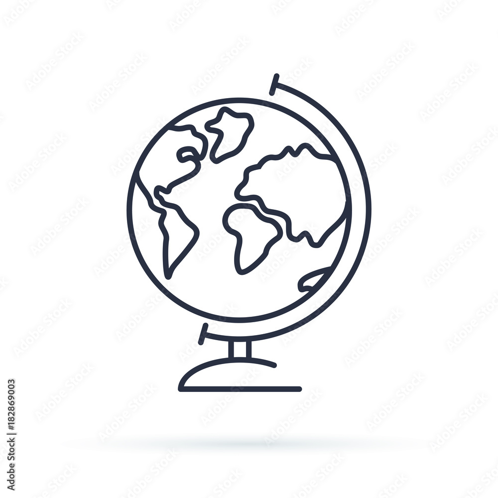World Icon Vector