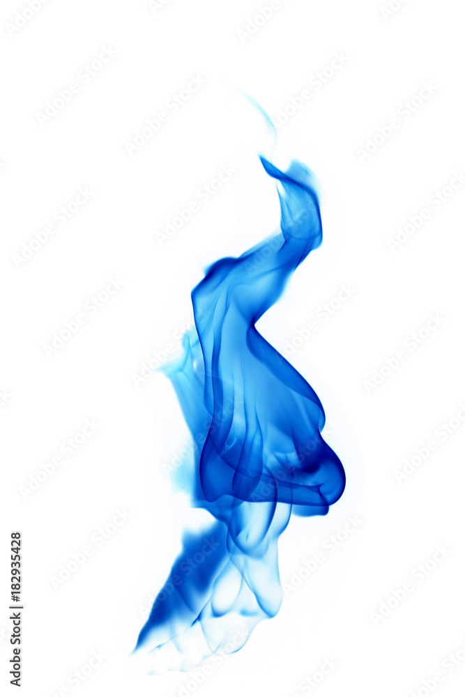 Abstract blue fire flame Stock Photo | Adobe Stock