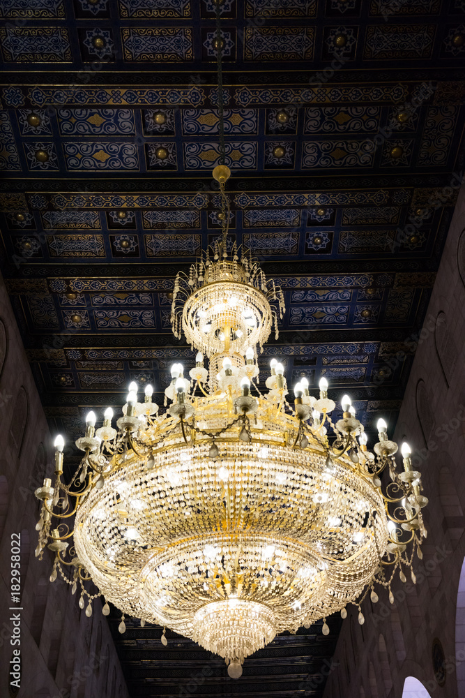 BAITULMUQADDIS, PALESTINE - 13TH NOV 2017; Internal view of Al-Aqsa ...