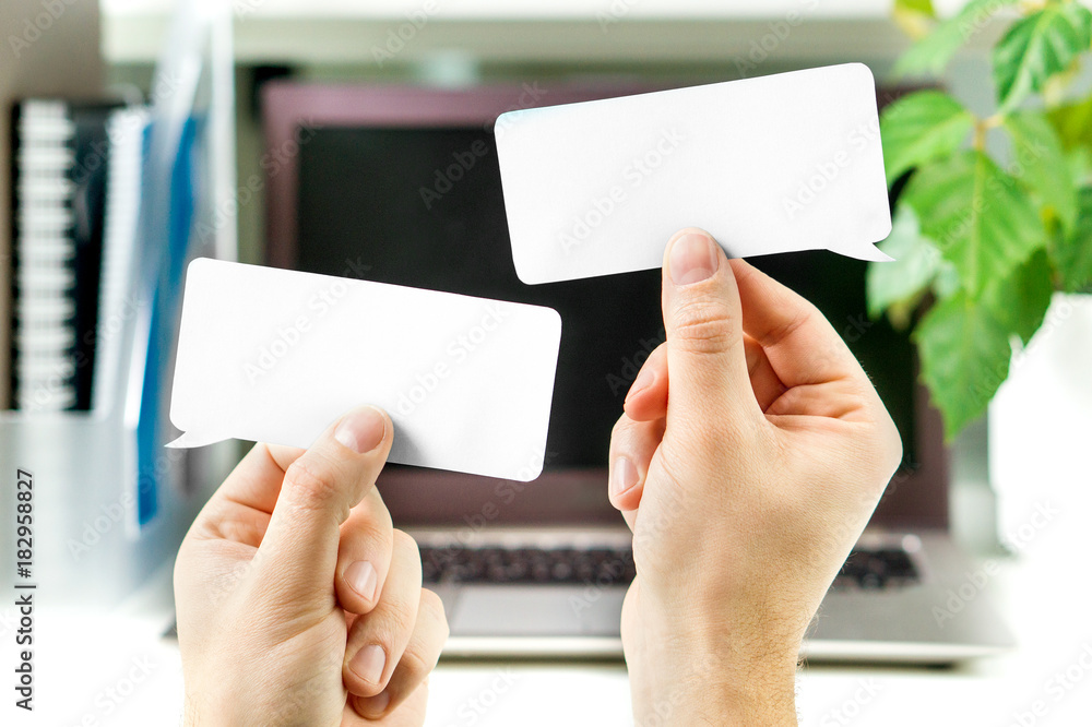 Communication at work, business interaction, learning new foreign ...