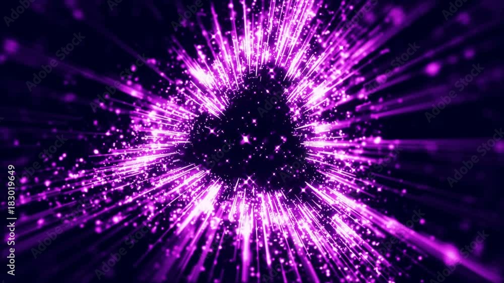 Shape From Particles - seamlessly looped backgrounds. Particles with ...