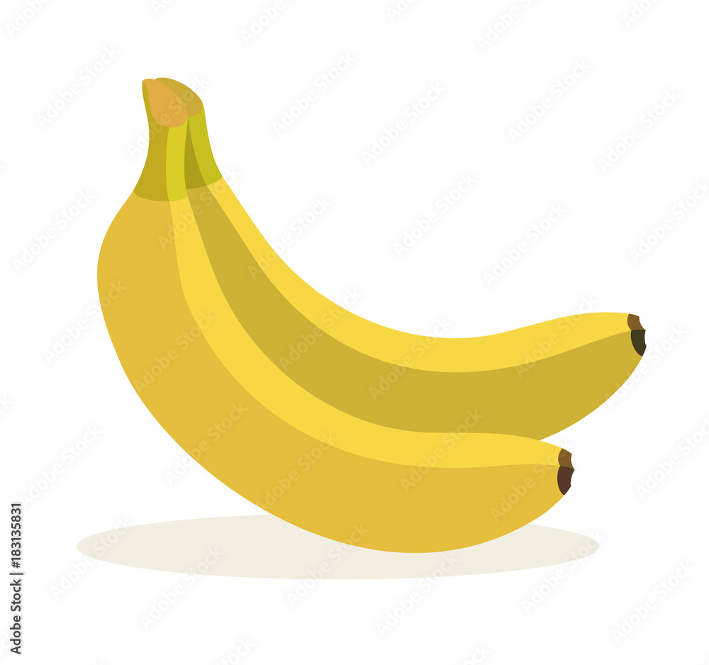 Poster Two Bananas. Vector Illustration Of Bananas. – Wall Art | UkPosters