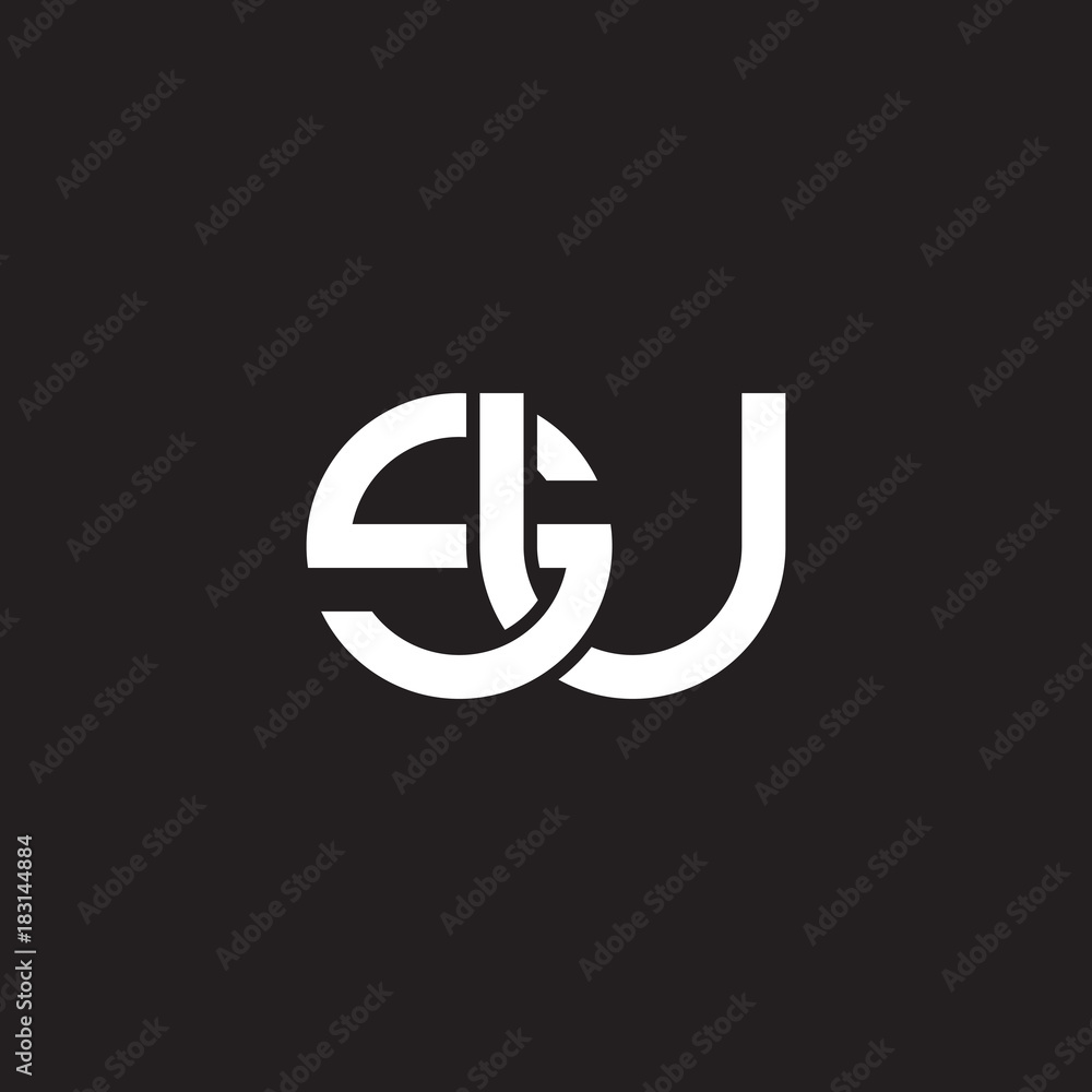 Initial lowercase letter su, overlapping circle interlock logo, white ...
