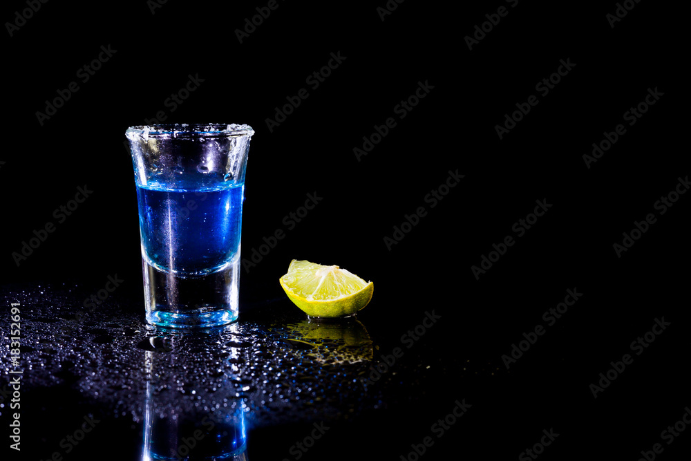 Vodka Shots With Lemon And Salt