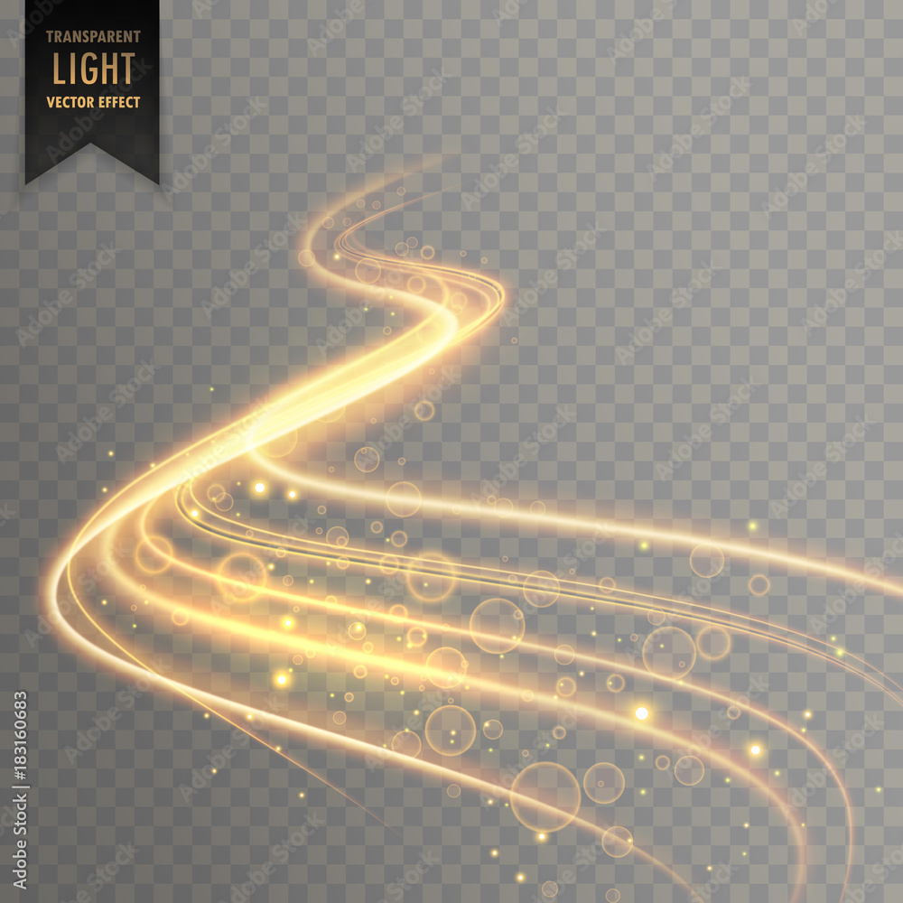 transparent light effect trail background Stock Vector | Adobe Stock