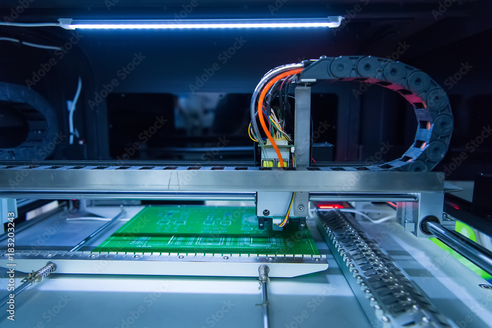 printed circuit boards production factory. Technological process ...