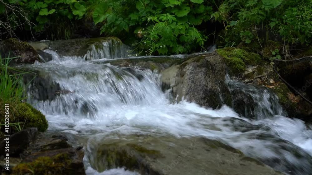 River or waterfall stream Stock Video | Adobe Stock