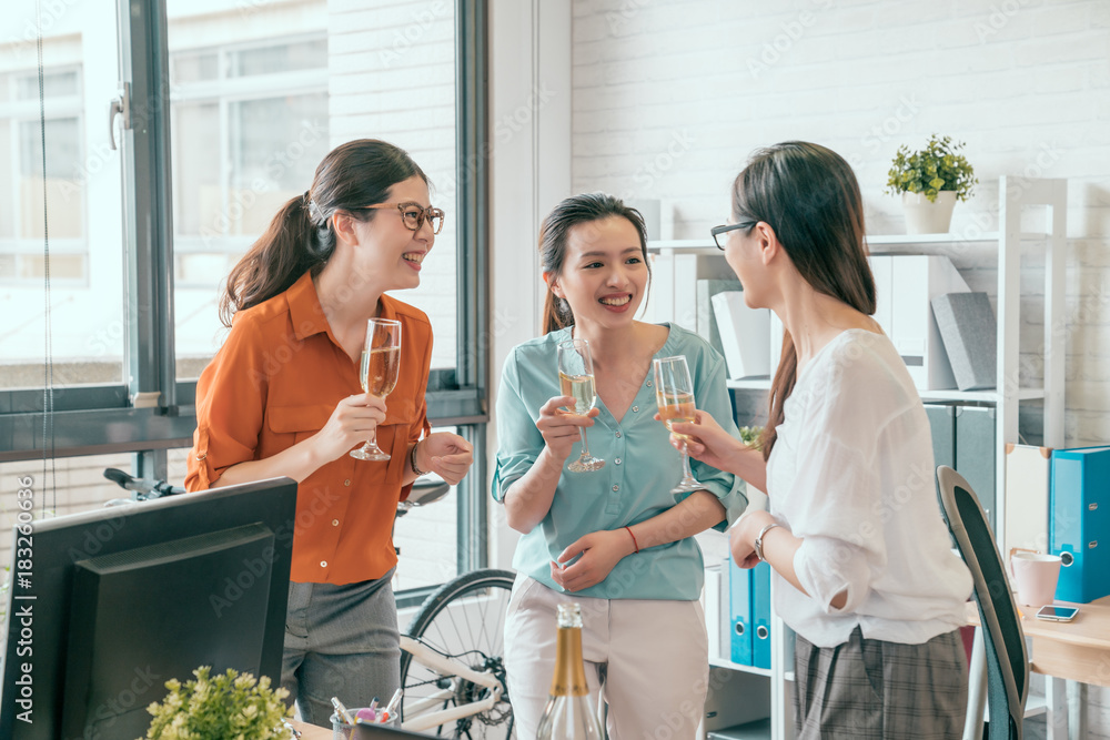 group of three people having the conversation Stock Photo | Adobe Stock