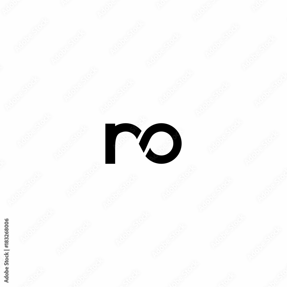 Initial Letter with Infinity Symbol Logo Vector Stock Vector | Adobe Stock