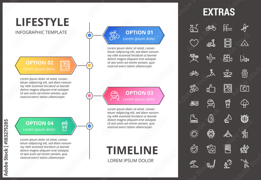 Life Timeline Infographics