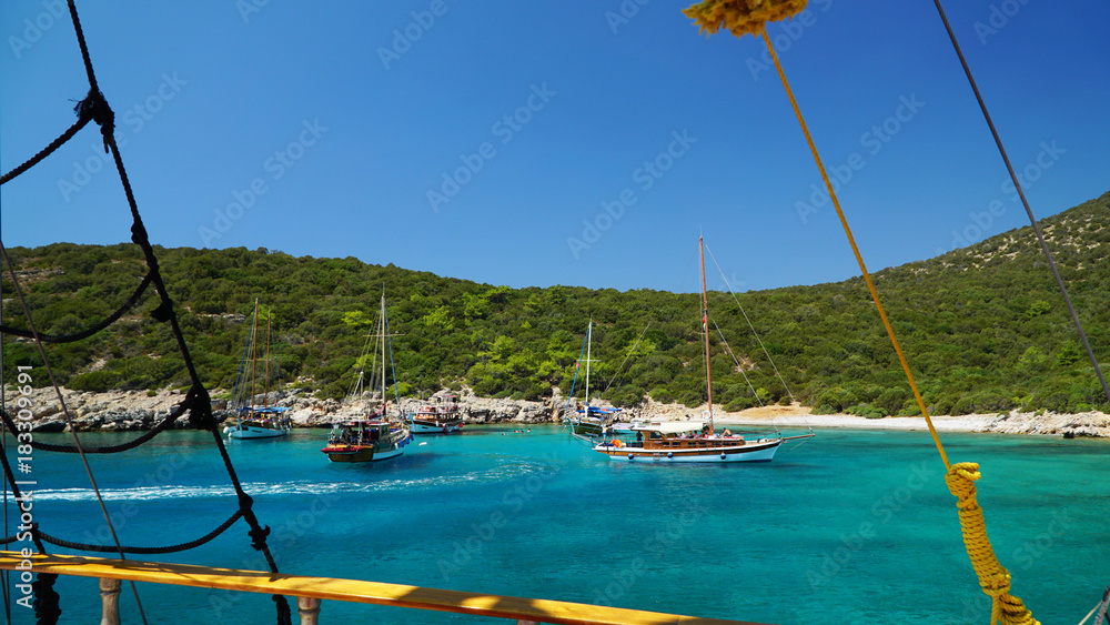 Bodrum Akvaryum Coast Stock Photo | Adobe Stock