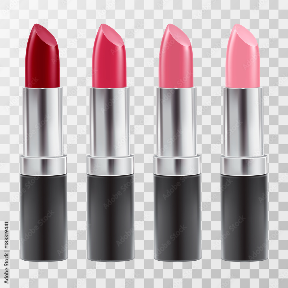 Realistic Lipstick Element. Vector Illustration Of Realistic Pomade ...
