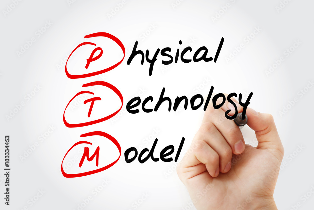 PTM - Physical Technology Model, acronym concept Stock Photo | Adobe Stock