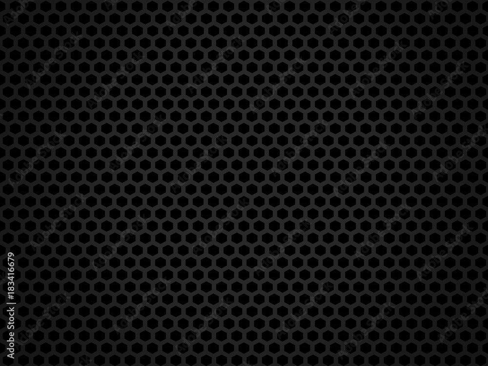 black hexagon high tech texture 3d rendering Stock Illustration | Adobe ...