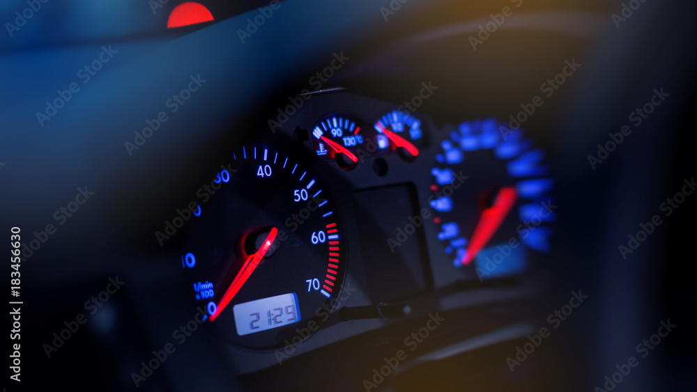 Car speedometer Stock Photo | Adobe Stock