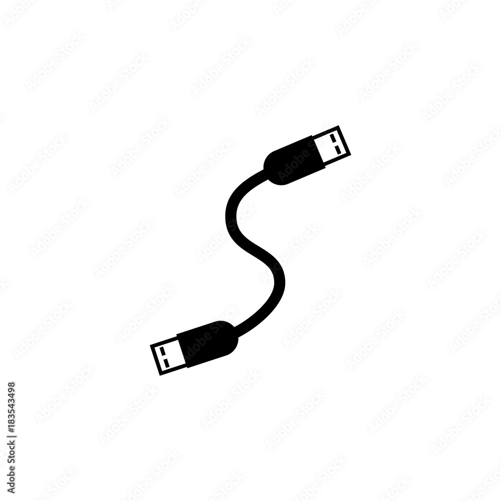 USB Cable icon. PC hardware element icon. Premium quality graphic ...