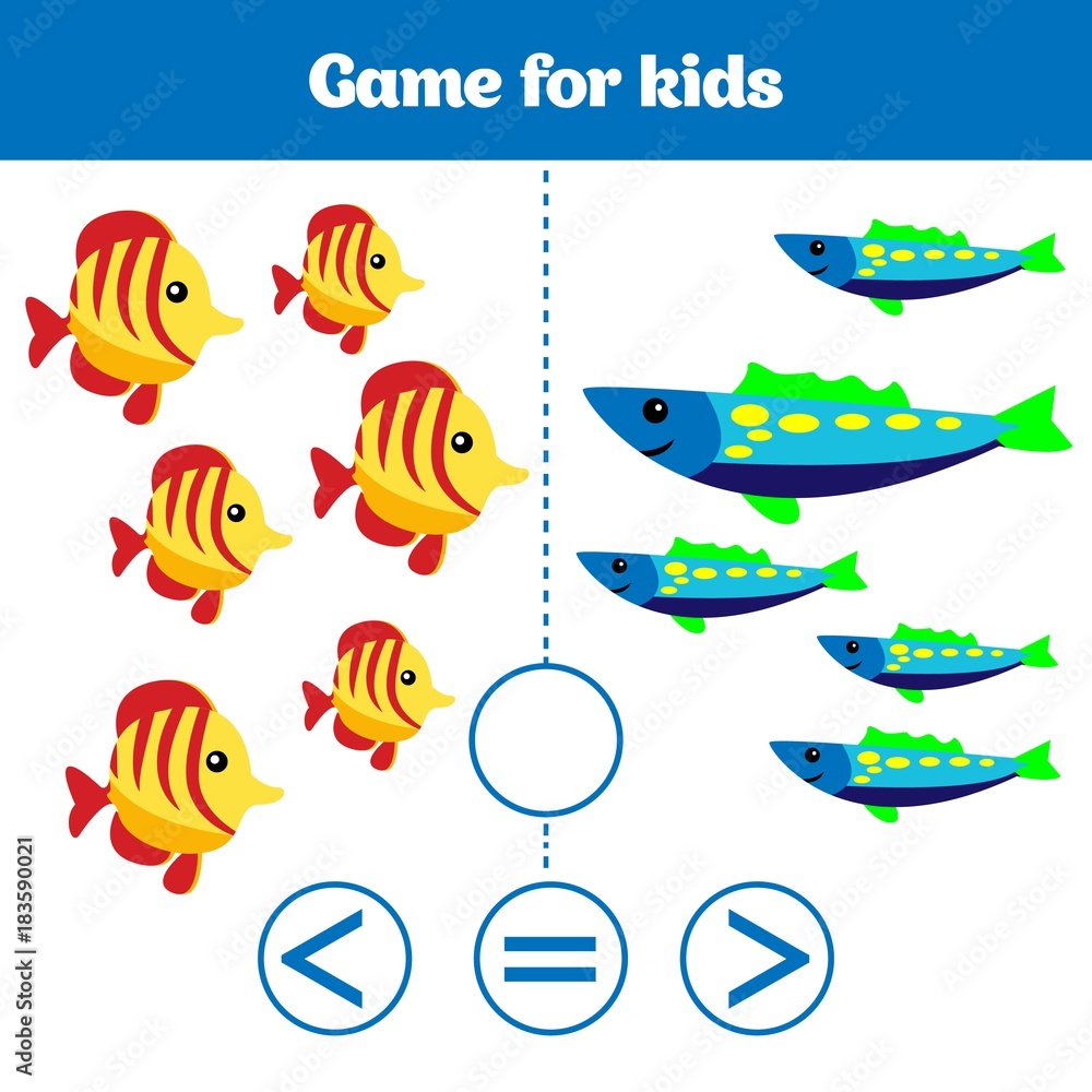 Education logic game for preschool kids. Choose the correct answer ...