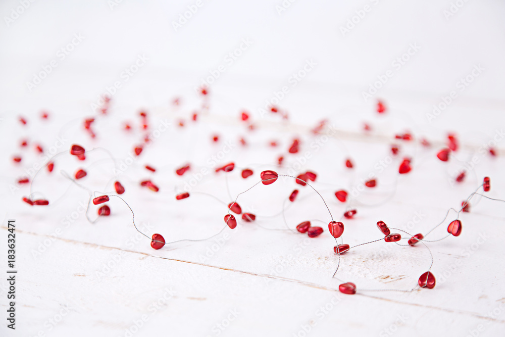 Hearts cloud texture in a white background wall mural wallpaper ...