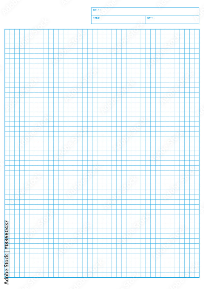 engineering graph paper Printable Graph Paper vector illustration Stock ...