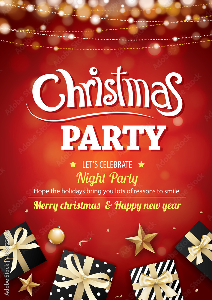 Christmas Party Background