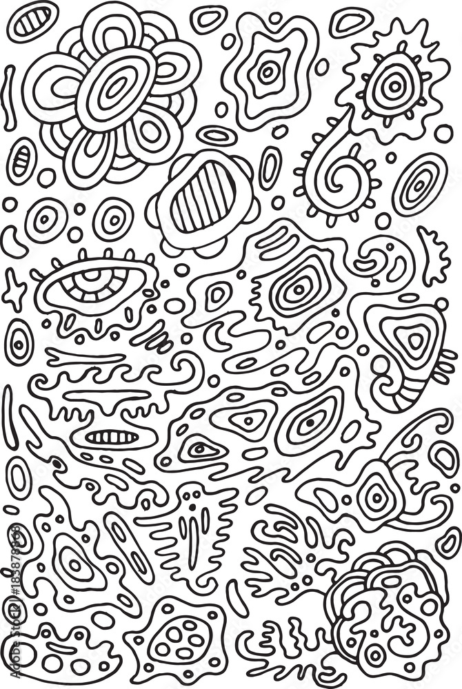 Psychedelic Coloring Page