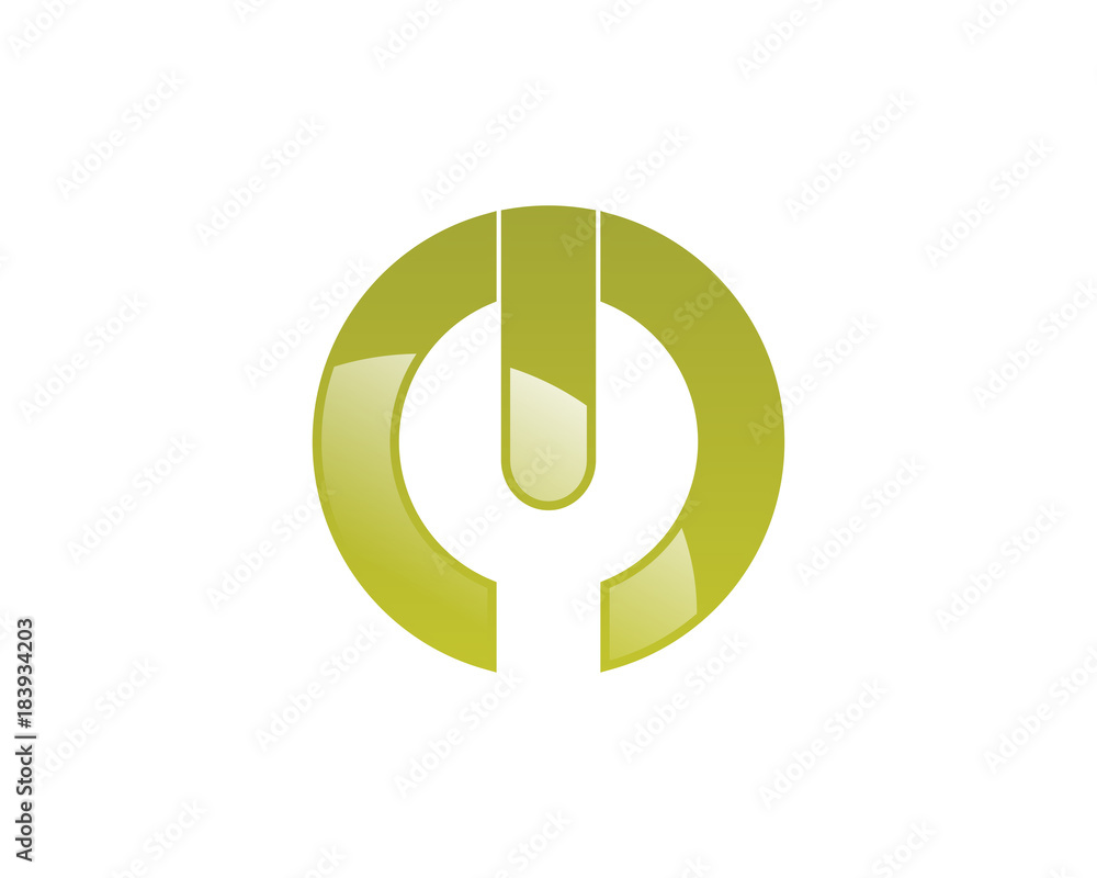 M letter green logo icon template 2 Stock Vector | Adobe Stock