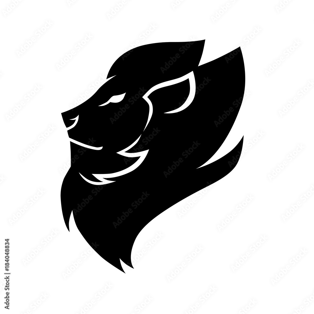 Lion Head Symbol Icon Used For Logo Stock Vector Adobe Stock lion-head-symbol-icon-used-for-logo-stock-vector-adobe-stock