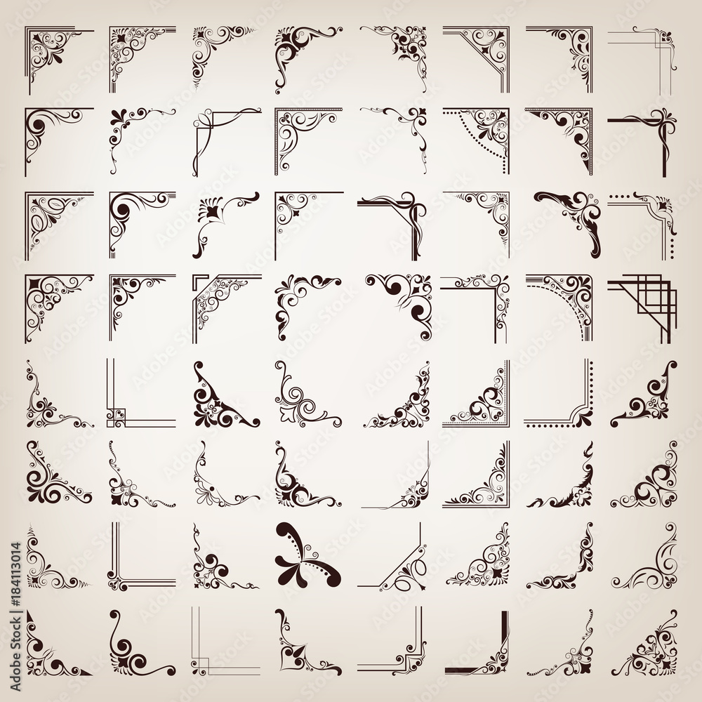 corners design Stock Vector | Adobe Stock