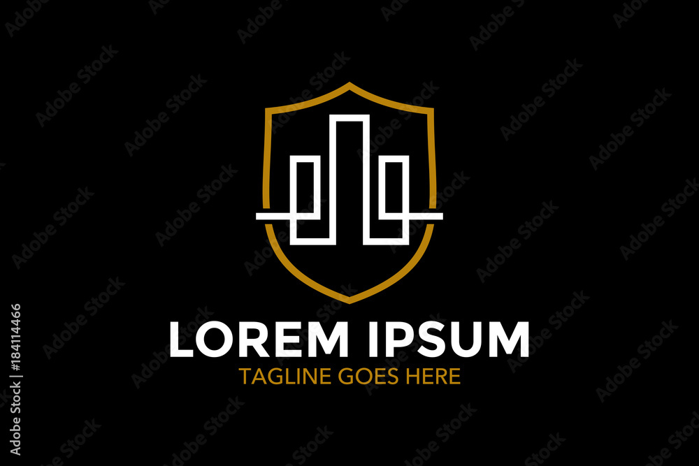 heraldry logo. heraldic shield. vintage. vector. editable Stock Vector ...