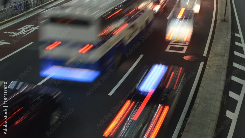 Timelapse HD video in Tokyo Japan illustrating fast motion and speed ...