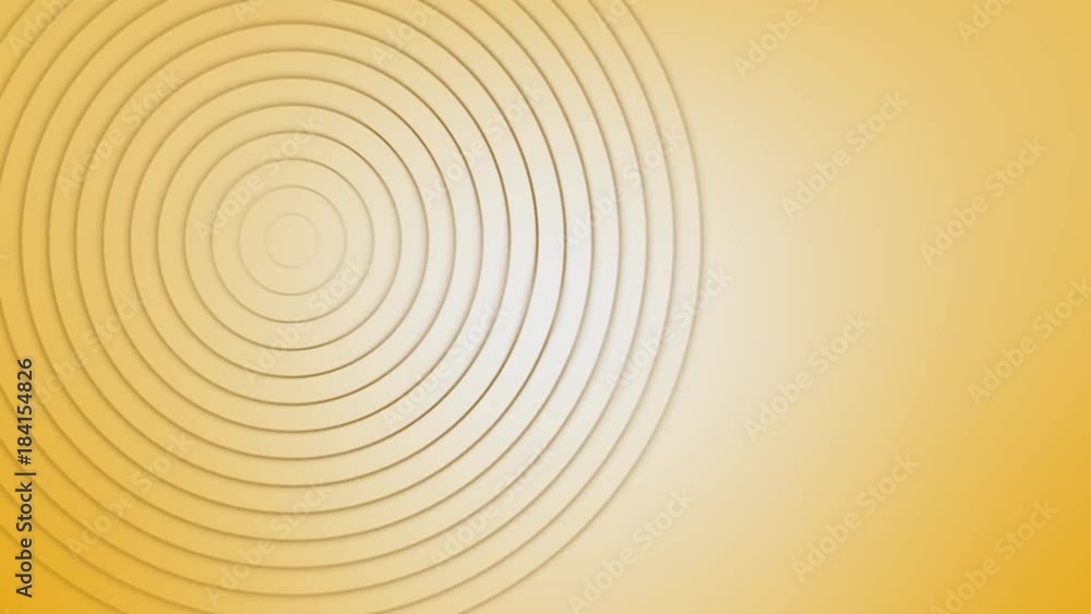 Radio signal waves effect. Circles radiating out from the center ...