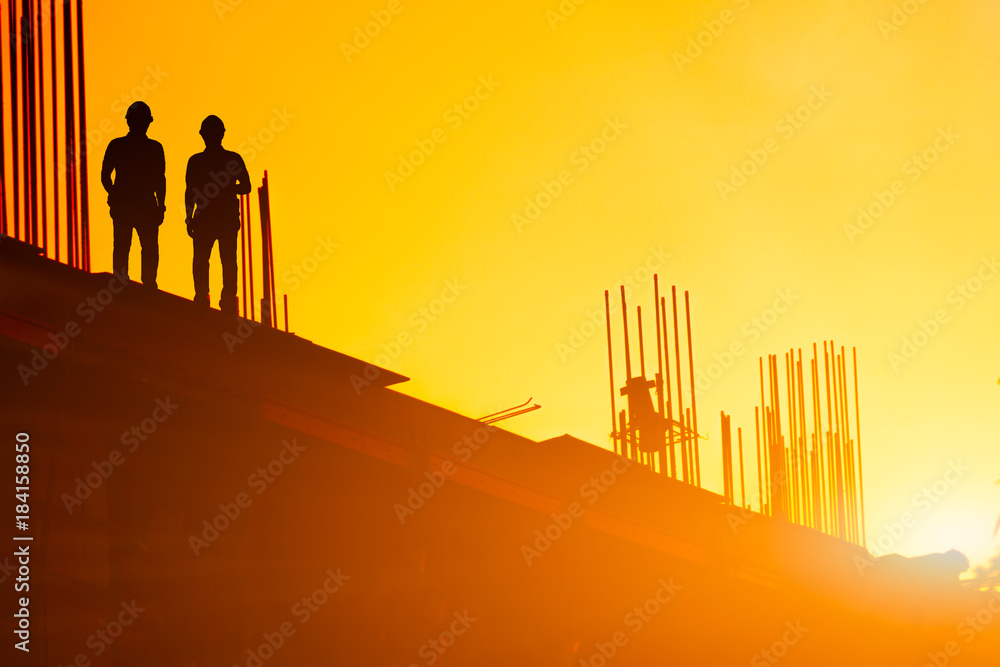 Construction worker working on a construction site,for construction ...