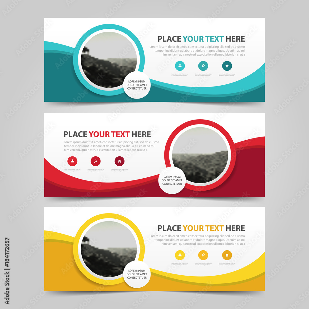 Circle Banner Template