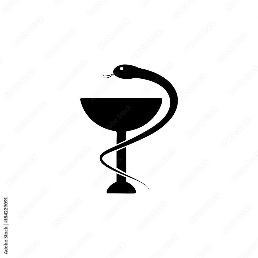 medical snake symbol icon. Medicine icon. Element treatment icon ...