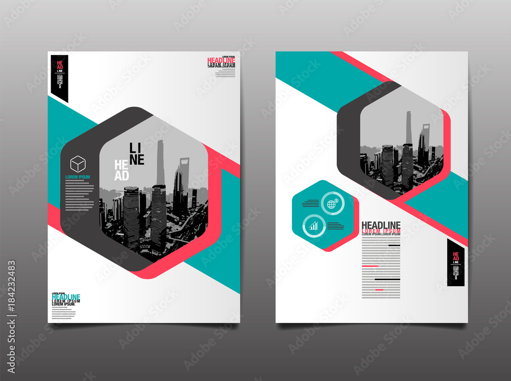 flyer brochure design template ,abstract background, template cover ...