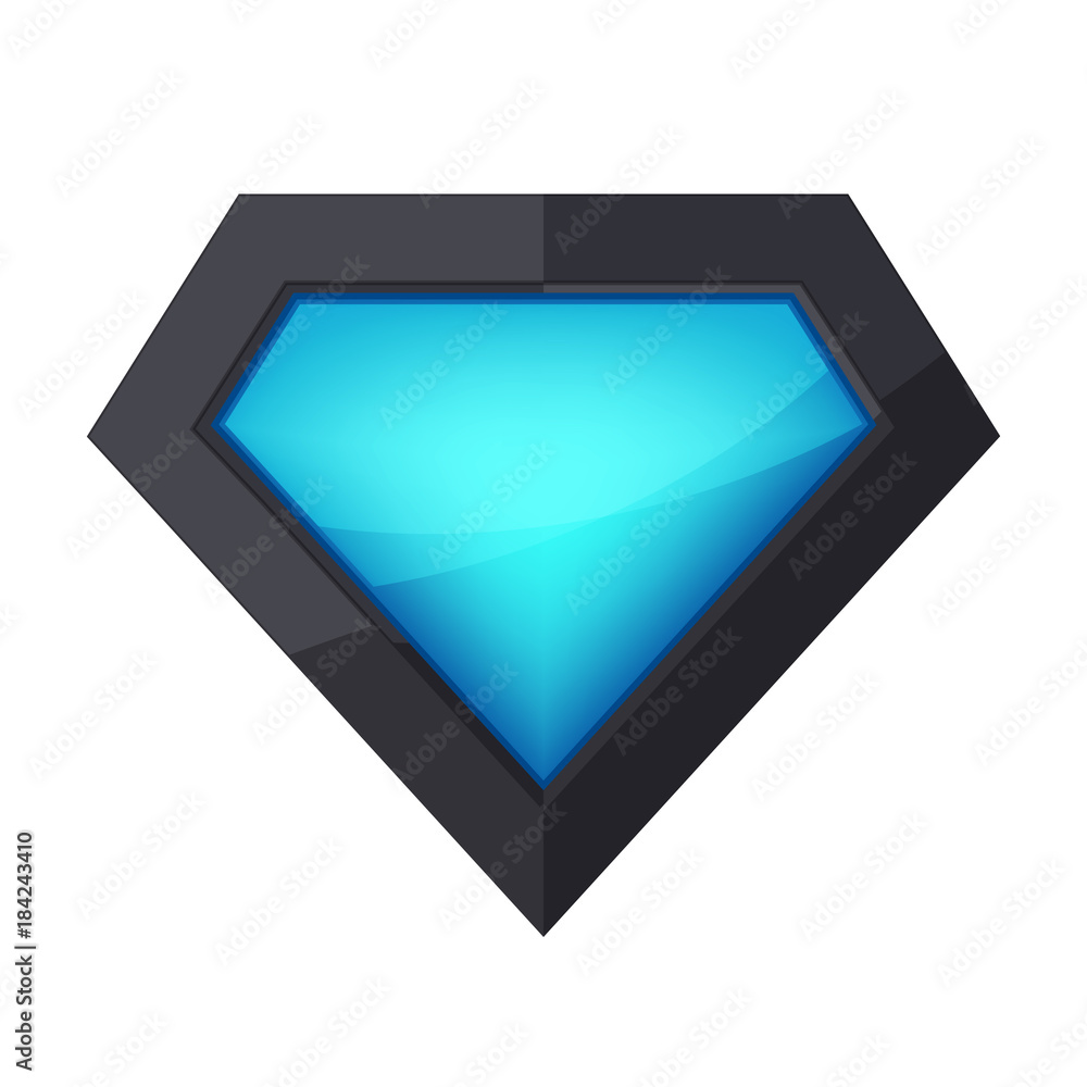 Superhero logo. Vector illustration. Stock Vector | Adobe Stock