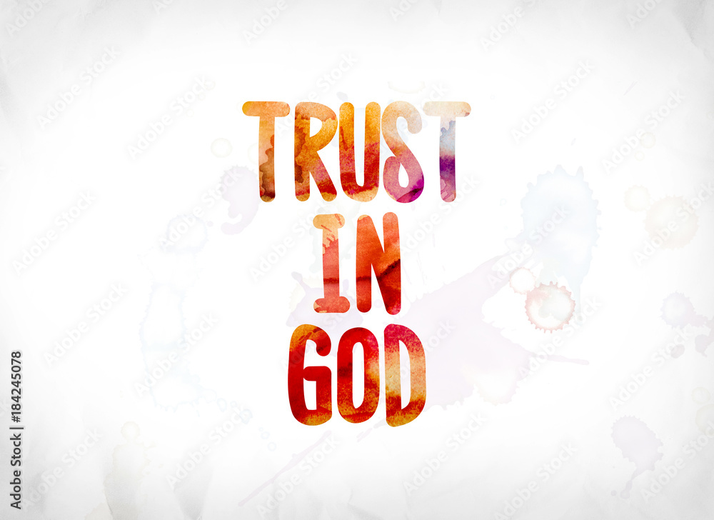 Trust Word Art