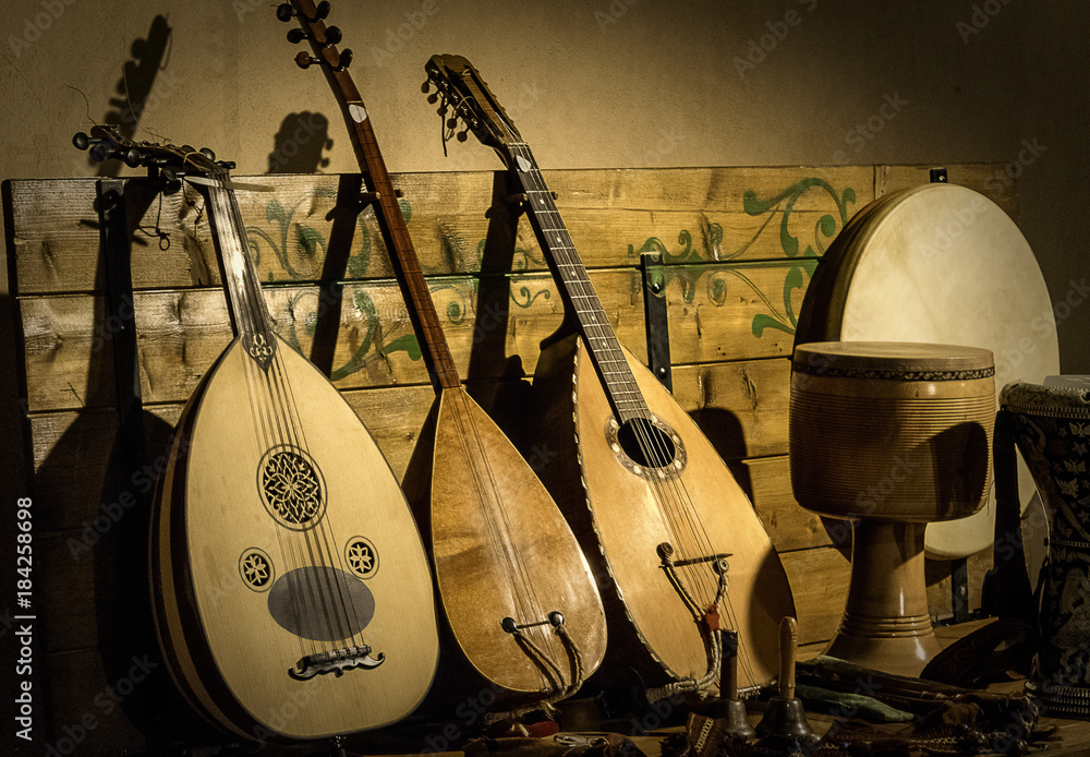 Medieval Instruments Stock Photo | Adobe Stock