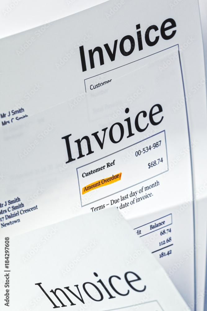 Invoice Stock Photo | Adobe Stock