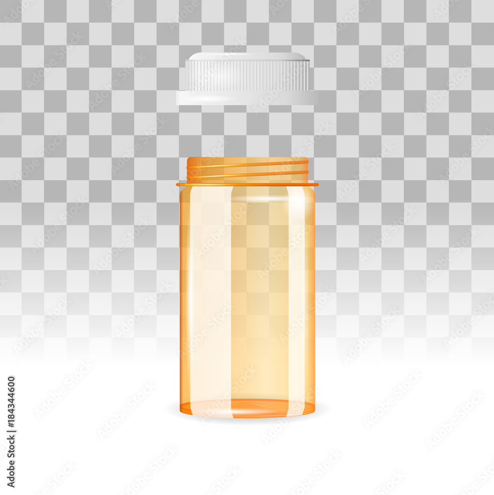 Open Pill Bottle