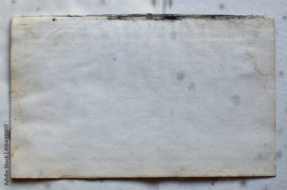 sheet of old paper with stains of mold and stains pattern Stock Photo ...