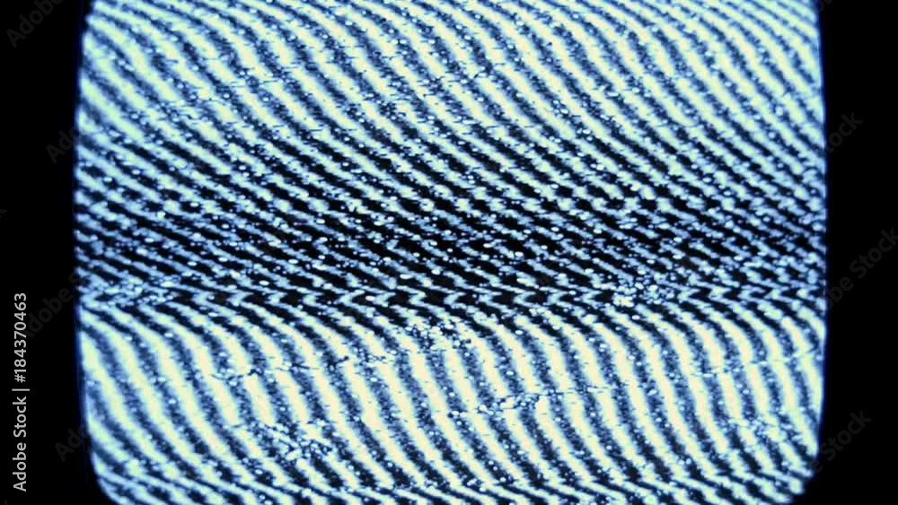 Analog TV Static Distortion Noise Stock 비디오 | Adobe Stock