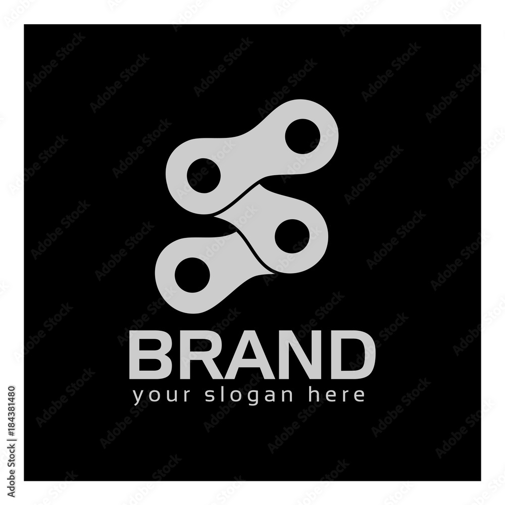Letter S, Logo Letter S and chain. logo formed by chain Stock Vector ...